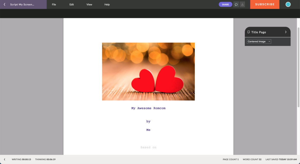 How To Create A Title Page In Celtx Bela Lampert how-to-create-a-title-page-in-celtx-bela-lampert
